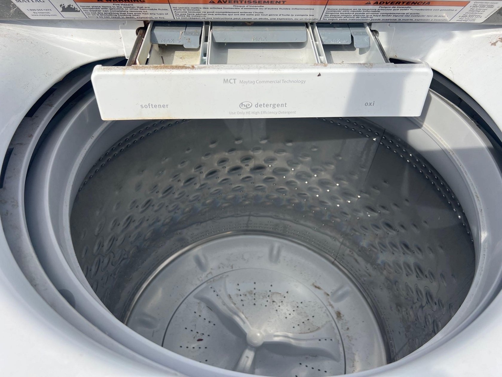 MAYTAG BRAVOS XL WASHING MACHINE