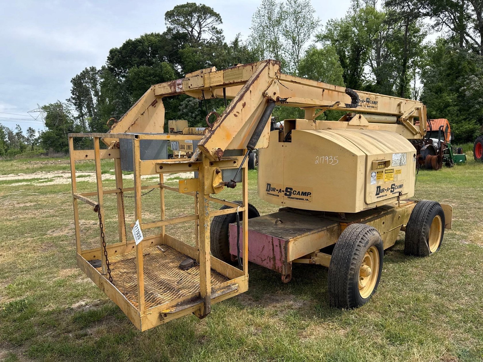 INOP DUR-A-SCAMP PM 50731/21 TELESCOPIC BOOM LIFT
